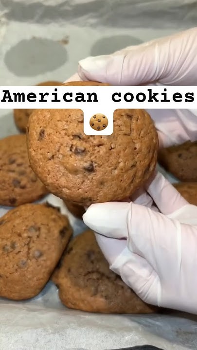 AMERICAN COOKIES 🍪/РЕЦЕПТ ПЕЧЕНЬЯ С ШОКОЛАДНОЙ КРОШКОЙ#cookies - YouTube