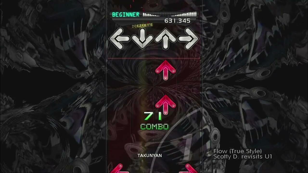 【DDR(PS3)】Flow (True Style)【BEGINNER】 - YouTube