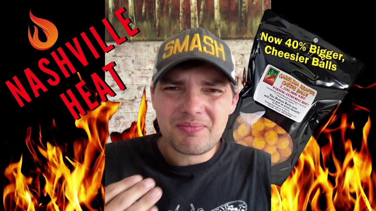 Nashville Heat l Carolina Reaper Cheese Balls l 2,200,000 SHU - YouTube