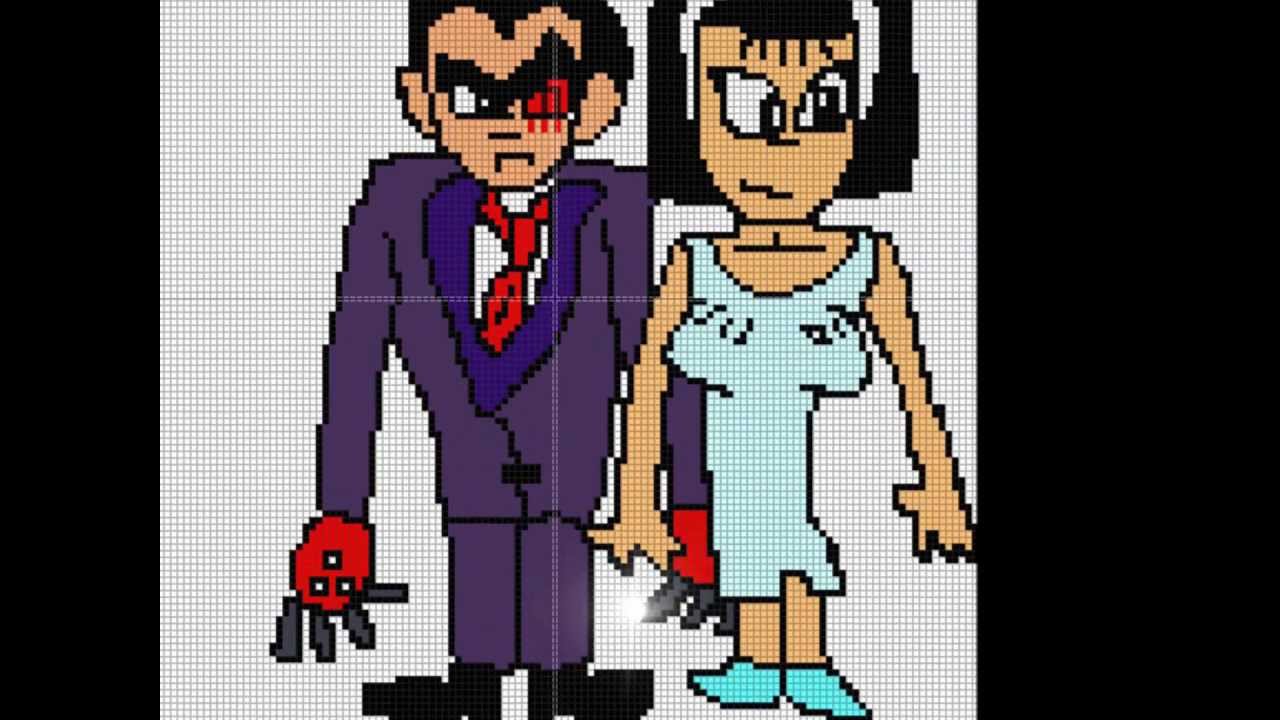 Tekken Characters Pixel Art - YouTube