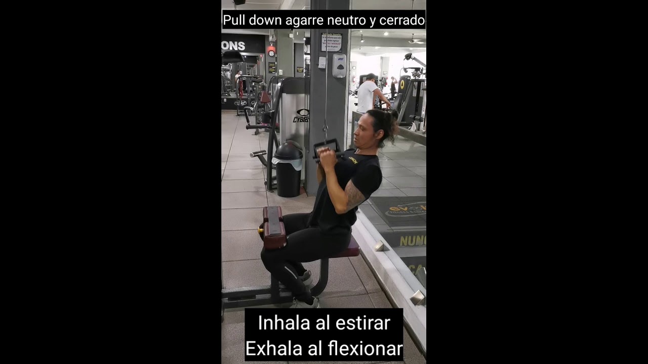 Pull down agarre neutro y cerrado 1080p - YouTube