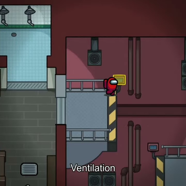 Airship Map Ventilation Task Among Us 🔥🔥 Shorts Youtube