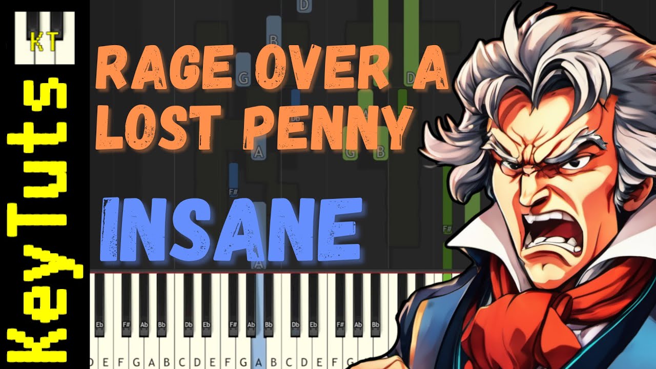 Rage Over a Lost Penny [Beethoven] - Insane Mode [Piano Tutorial ...