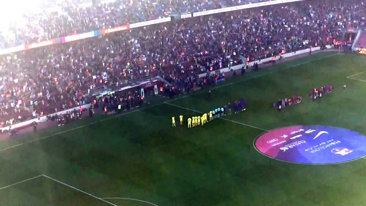 FC Barcelona Theme Song "Cant del Barça" - Camp Nou 6/5/17 - YouTube