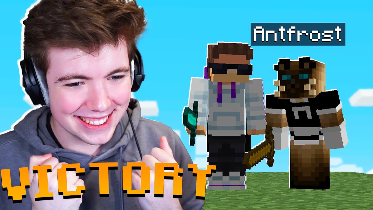 I Carried Antfrost In Hypixel Bedwars... - YouTube