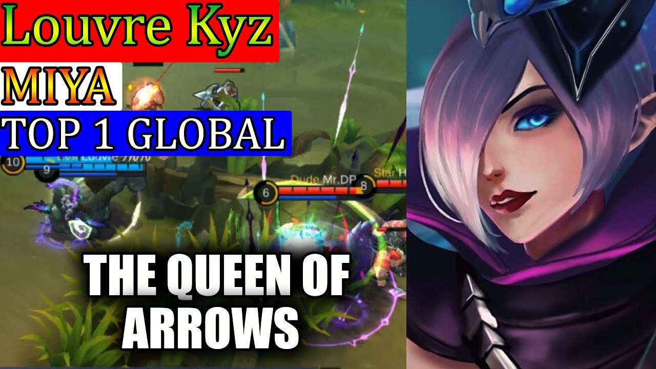 The Queen Of Arrows (Top 1 Global Miya) Gameplay + Build Mobile Legends ...
