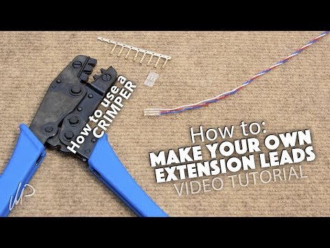Tutorial: Make your own extension leads! How to crimp Futaba and JR