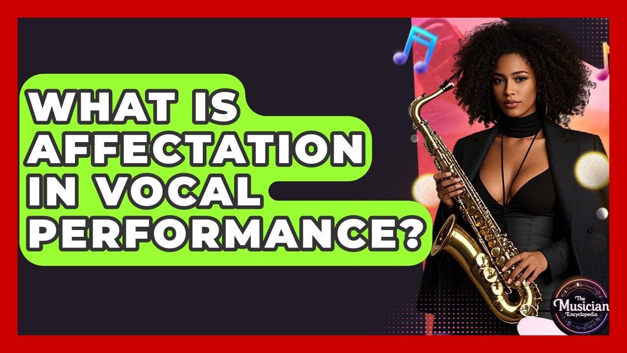 What Is Affectation In Vocal Performance? - The Musician Encyclopedia ...