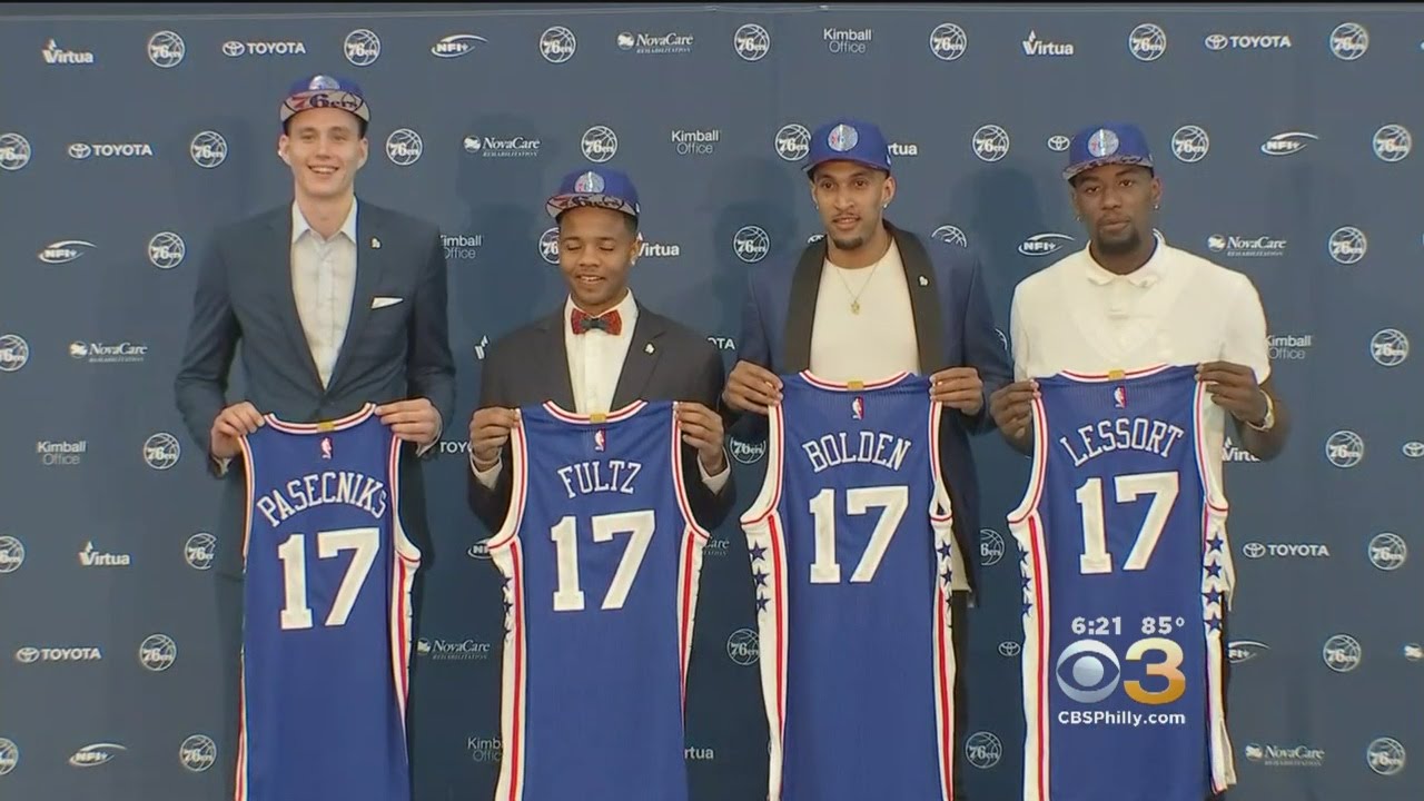 Philadelphia Media Meets Sixers 2017 NBA Draft Class - YouTube