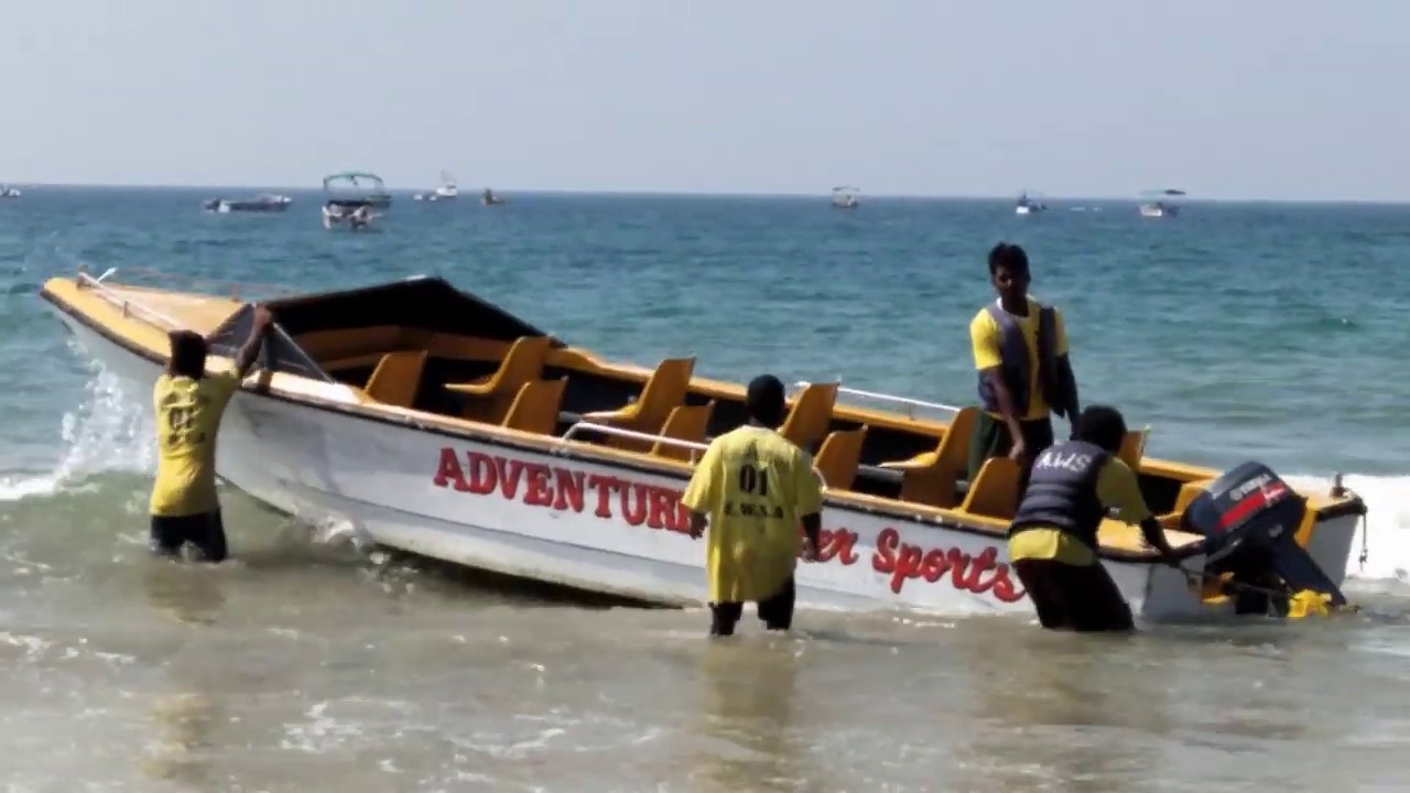 Colva Beach Goa, Water Sports, Beach Shacks, South Goa Beach Video ...