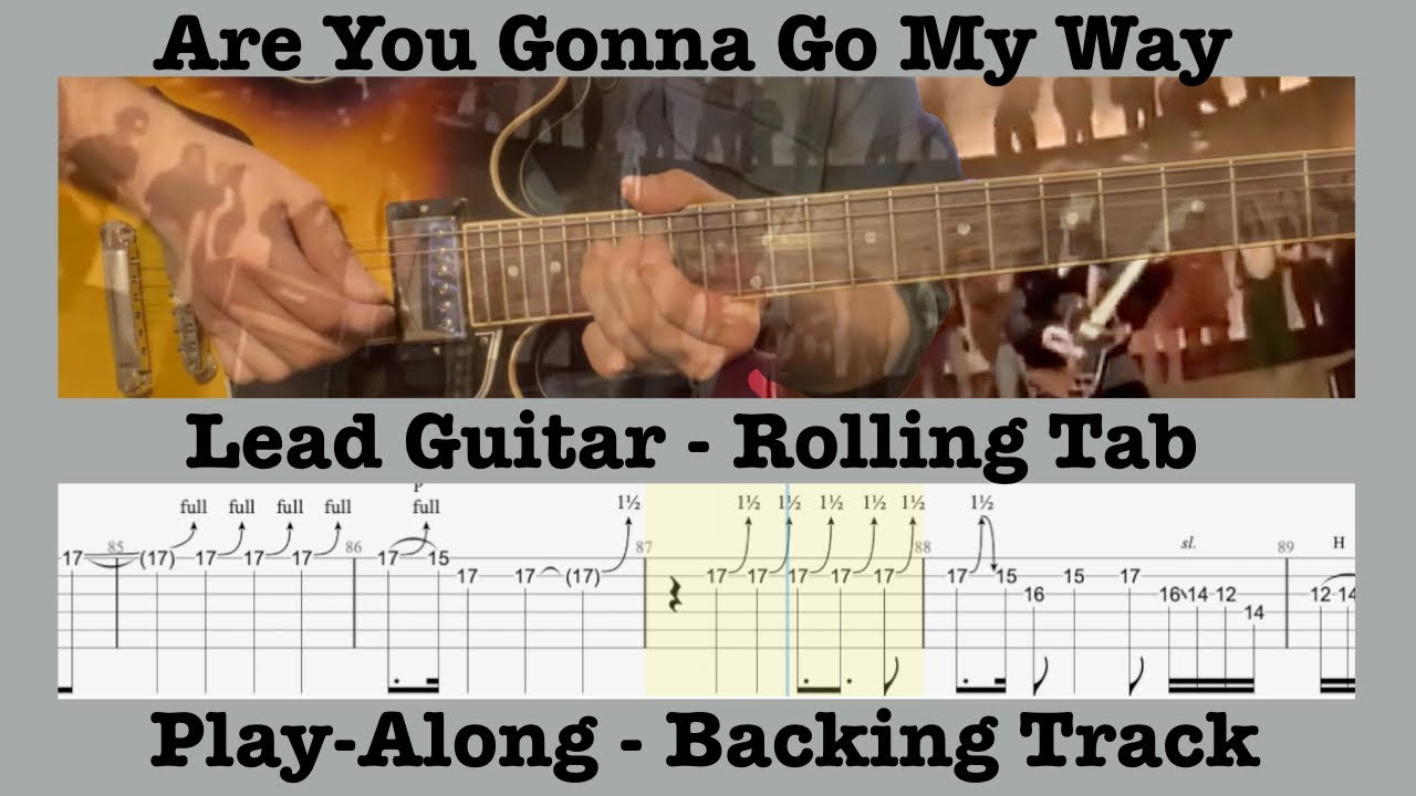 Are You Gonna Go My Way - Lenny Kravitz - Craig Ross - Guitar 1 Lead ...