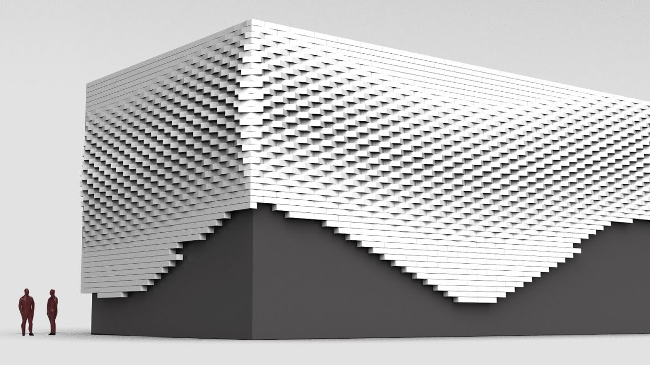 Parametric Brick Facade Parametric Brick Wall. | Ali Torabi
