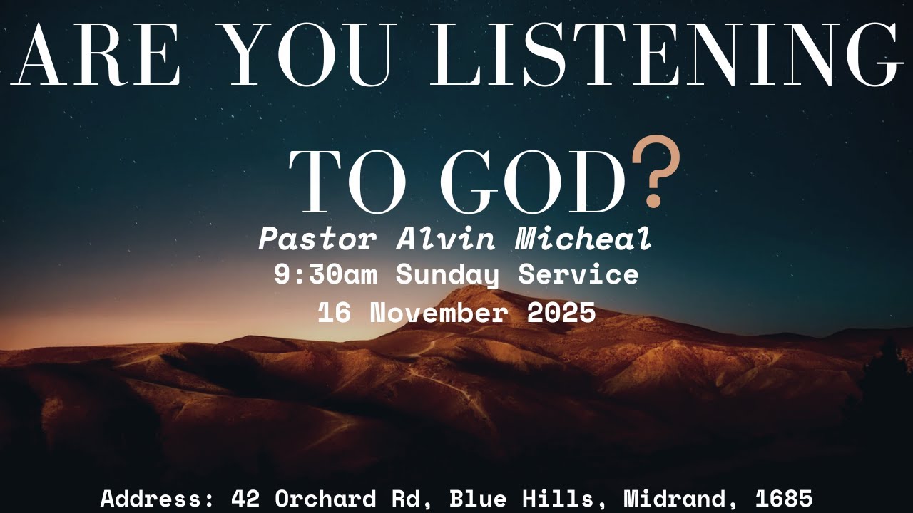 Are you listening to God - Pastor Alvin Michael - YouTube