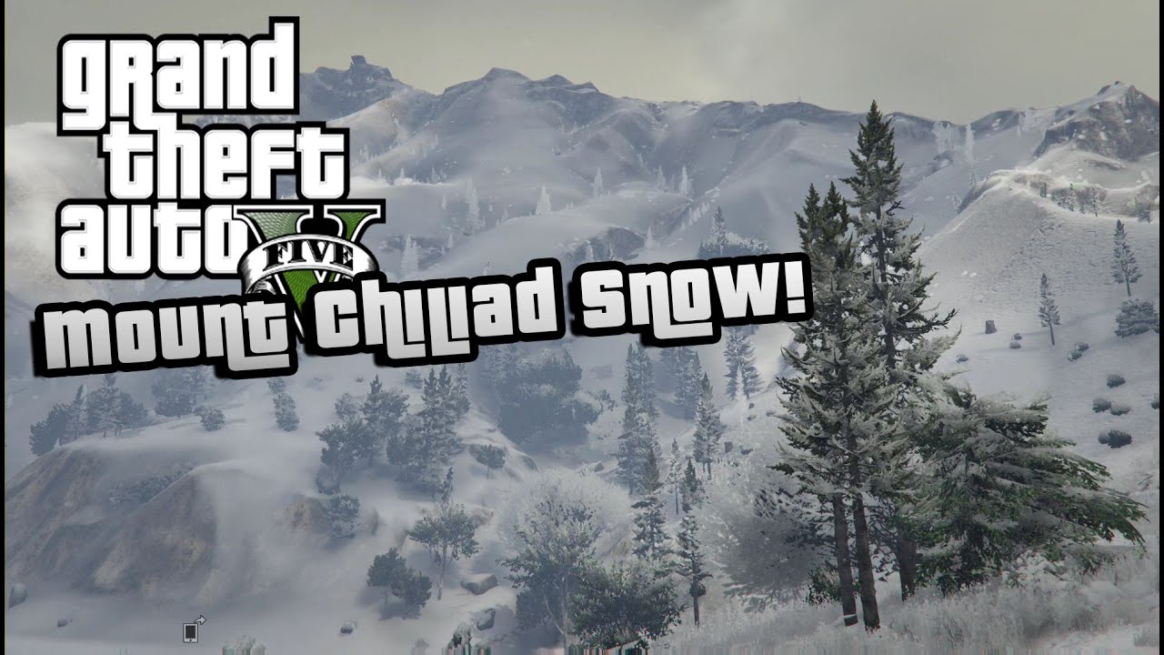 GTA 5: Exploring Mount Chiliad In SNOW!! Parachuting And More! (GTA 5 ...