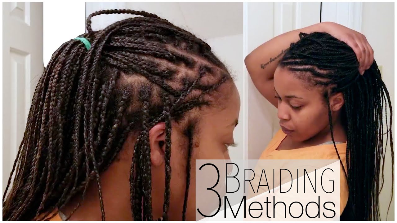How I do Feed In, Braid In, & Crochet Braids 30 inches or more | Vlog ...