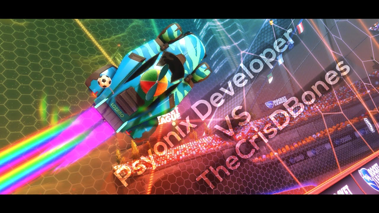 Playing against Psyonix Developer + Reaction (Rocket League Gameplay ...