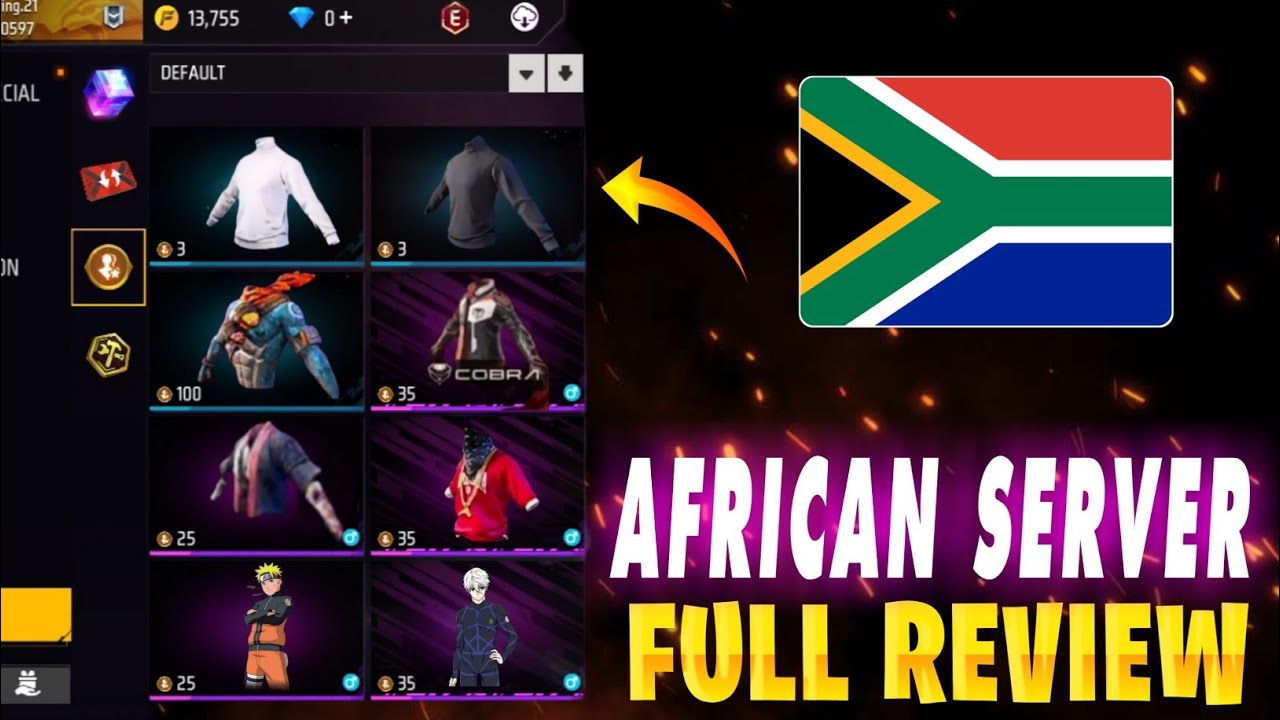 Free Fire 🔥 Africa Server In 2025 Full Review || Best Server Of Free ...