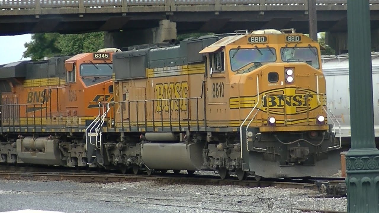 BNSF Coal Train With Pushers, Dalton, Georgia - YouTube