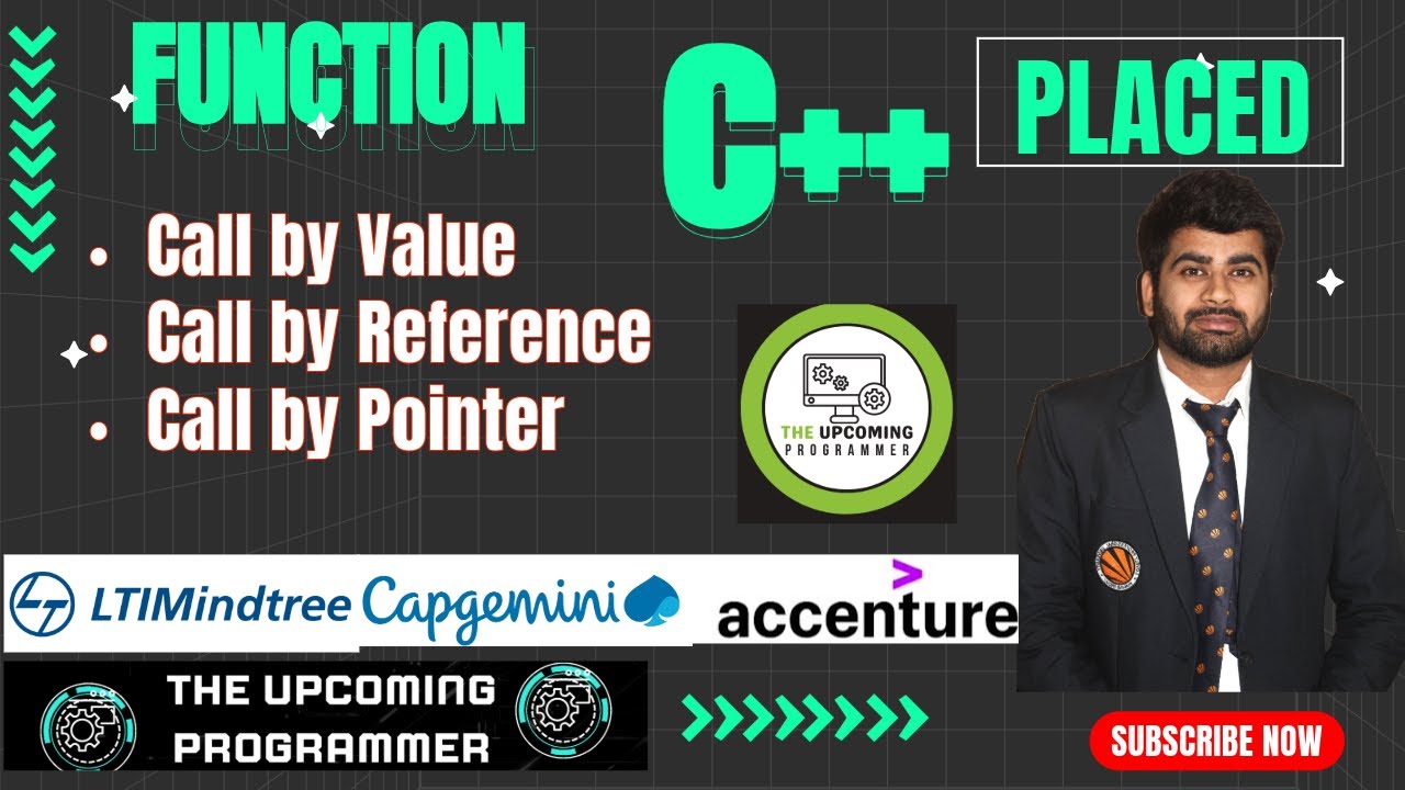 Master Functions in C++: Call by Value, Call by Reference, and Call by Pointer Explained - YouTube