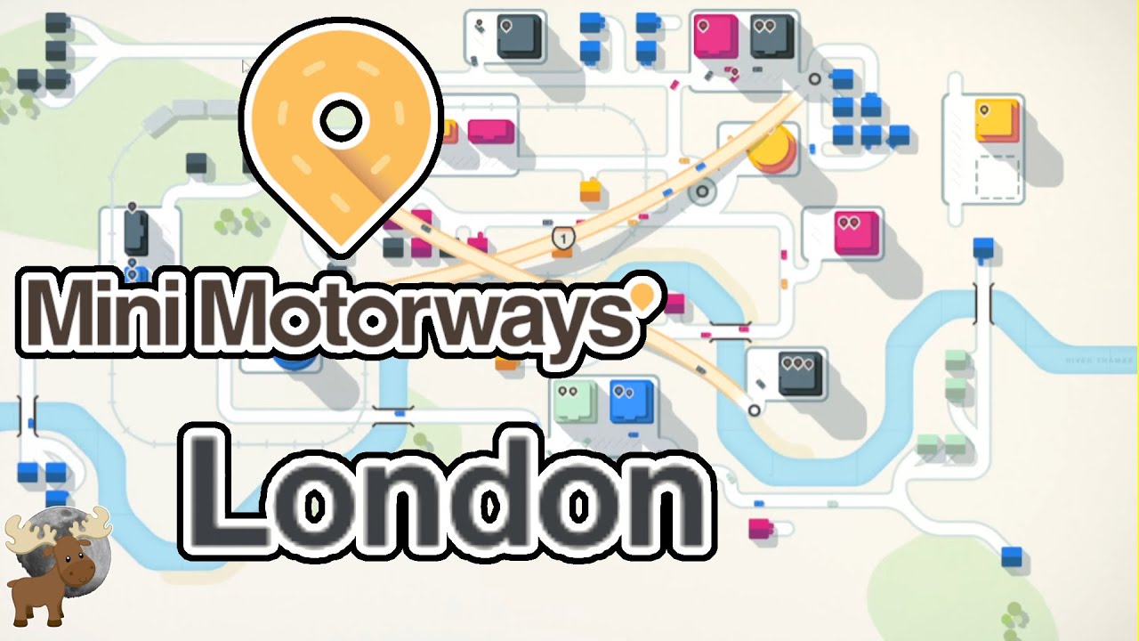 NEW MAP: Mini Motorways - London - YouTube
