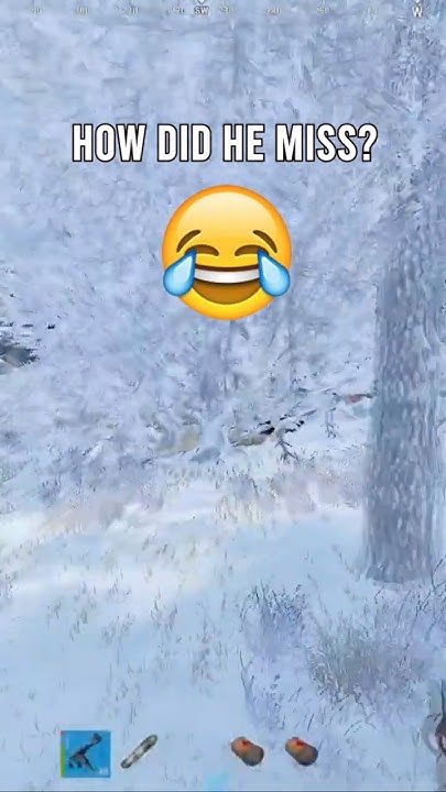 How did he miss? #rust #rustconsole #rustshorts #rustgame #gaming #funny #rustclips #snowball ...