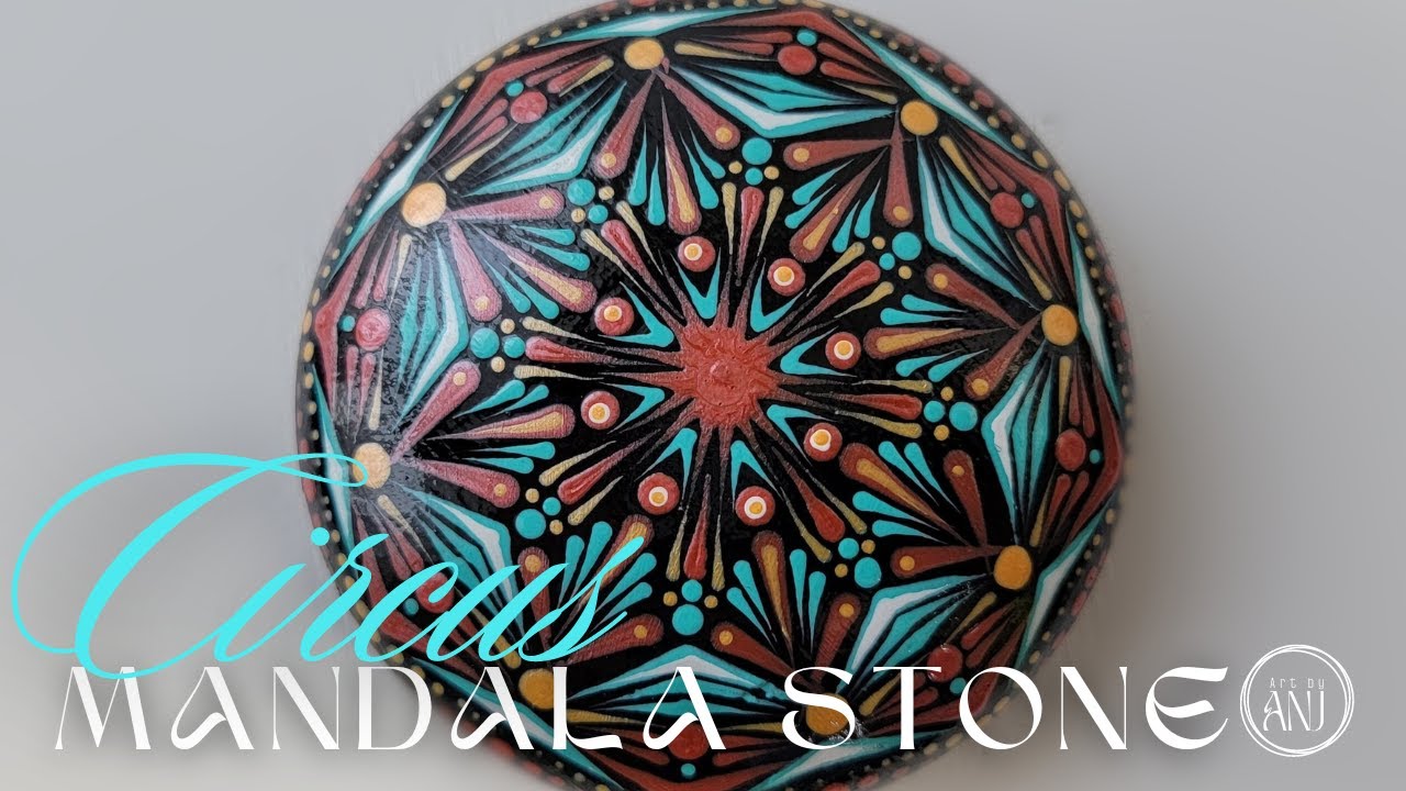 Circus Mandala Stone | Rock Art Painting - YouTube