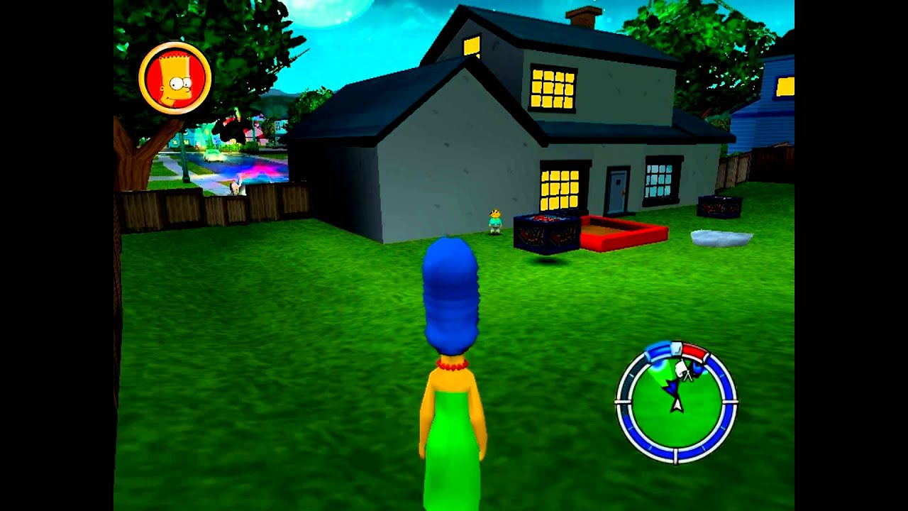 Simpsons ass kicking! - Simpson Hit and Run - YouTube