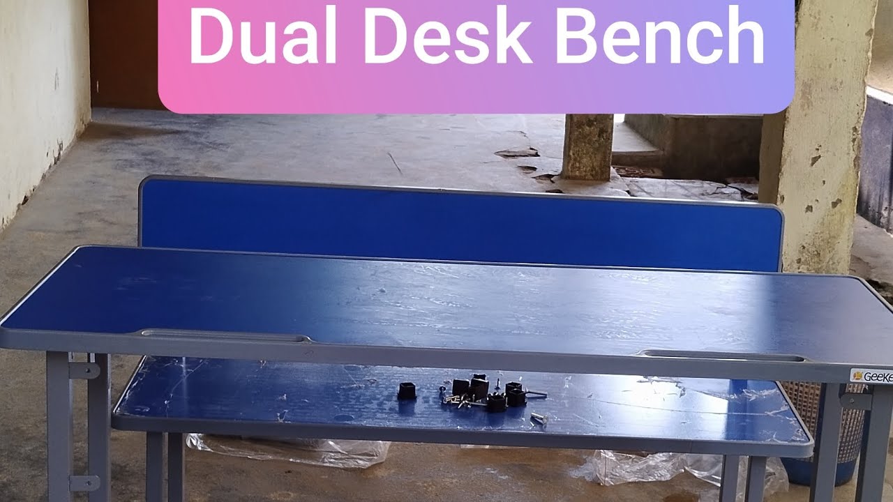 Dual Desk Bench ll Dual Desk Bench in Assam ll School - YouTube