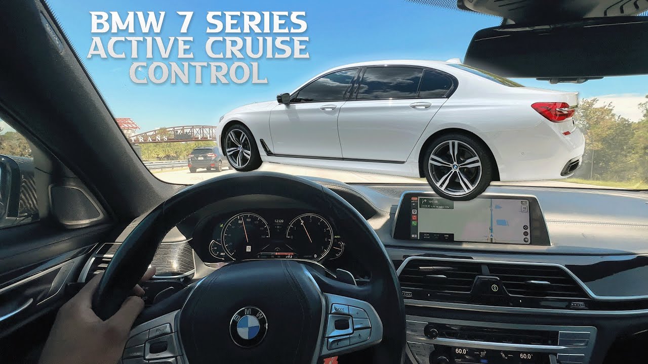 BMW 740i cross country trip using active cruise control - YouTube