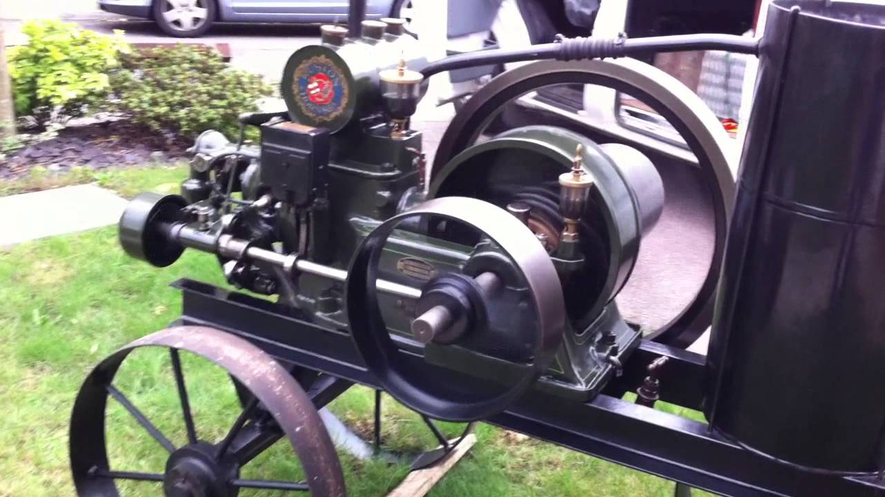 1933 3.5hp Ruston & Hornsby Type OK Petrol Paraffin Engine - YouTube