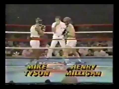 1984 06 09 Mike Tyson vs Henry Milligan | Майк Тайсон против Генри ...