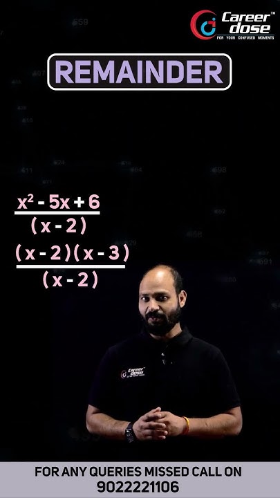 05 Remainder Theorem | Chapter-2 Polynomials | Mathematics Class-9 ...