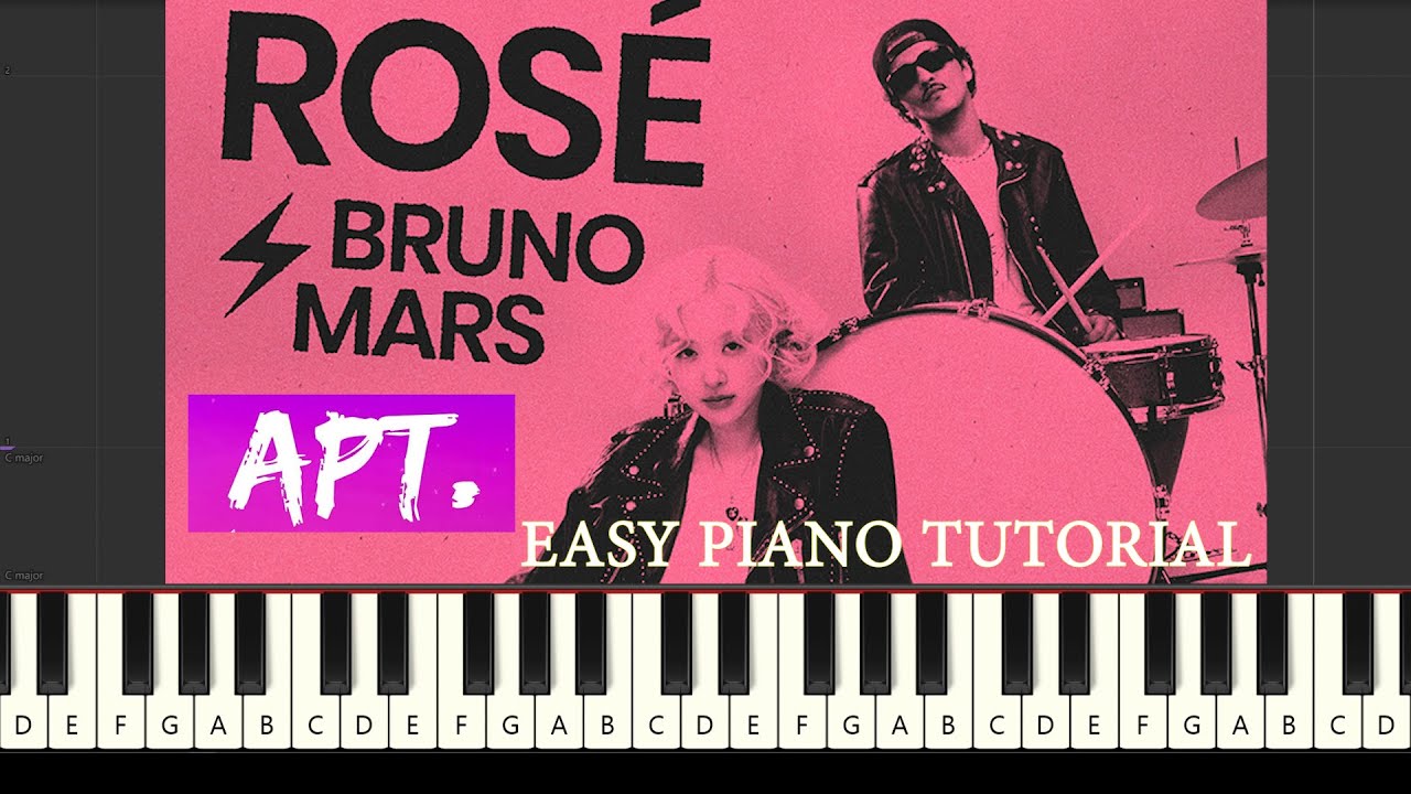 ROSÉ & Bruno Mars - APT | EASY Piano Tutorial - YouTube