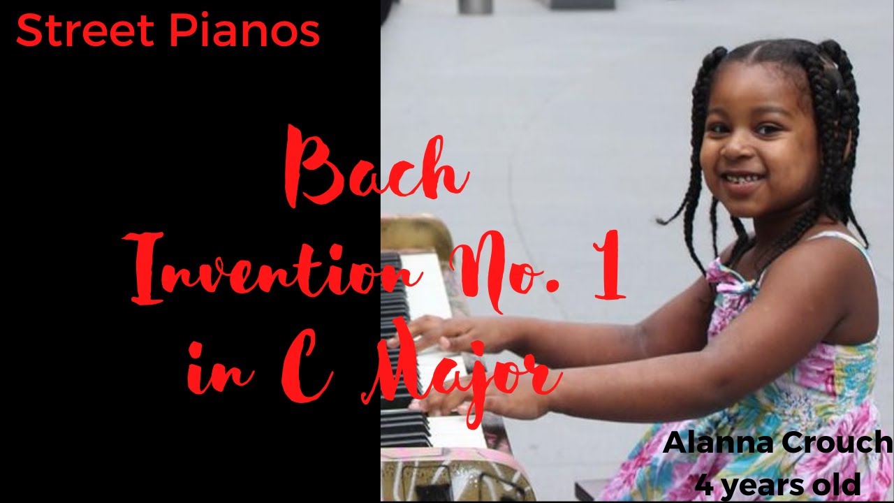 Alanna Crouch (4 years old) - Alanna Plays London Street Piano - YouTube