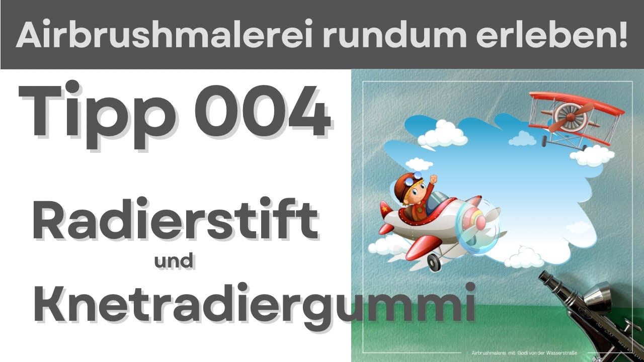 Erlebe Tipp 004 Üben mit dem Radierstift und dem Knetradiergummi - YouTube
