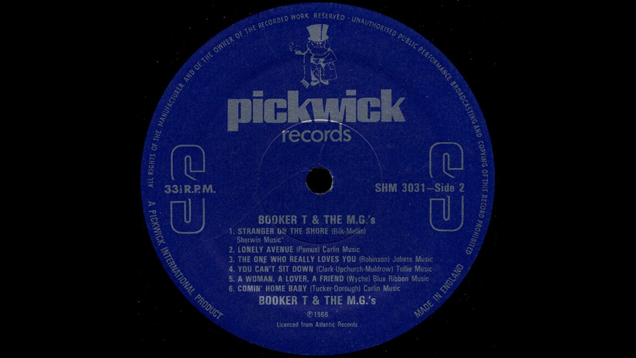 Comin' Home Baby - Booker T And The MG'S - YouTube