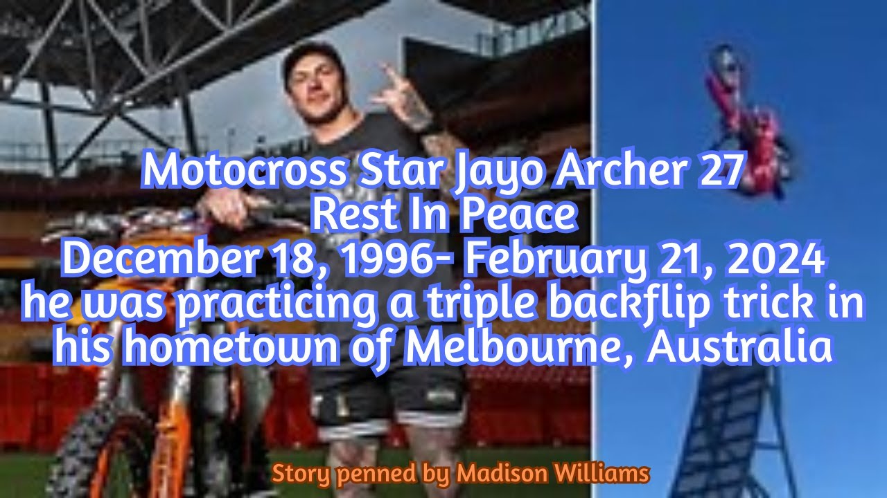 Remembering Motocross Star Jayo Archer: A Tribute to a Legend - YouTube