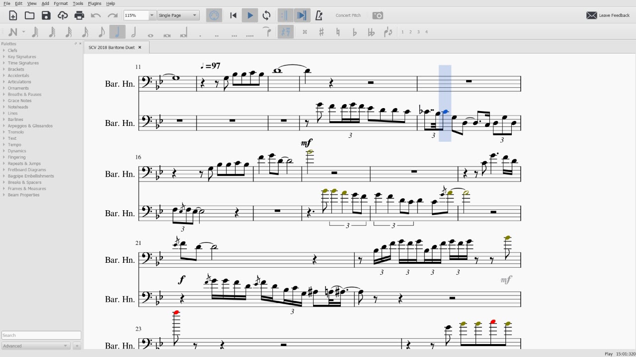 SCV 2018 "Babylon" Baritone duet transcription *READ DESCRIPTION* - YouTube