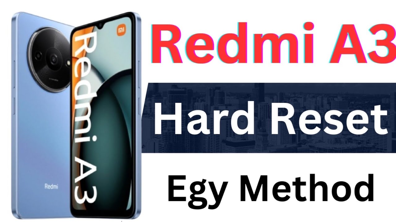 redmi a3 hard reset / redmi a3 mobile ka lock kaise tode - YouTube