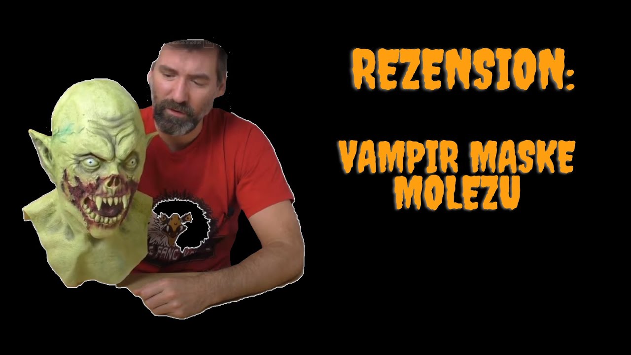 Rezension Review Molezu Vampir Latexmaske - YouTube