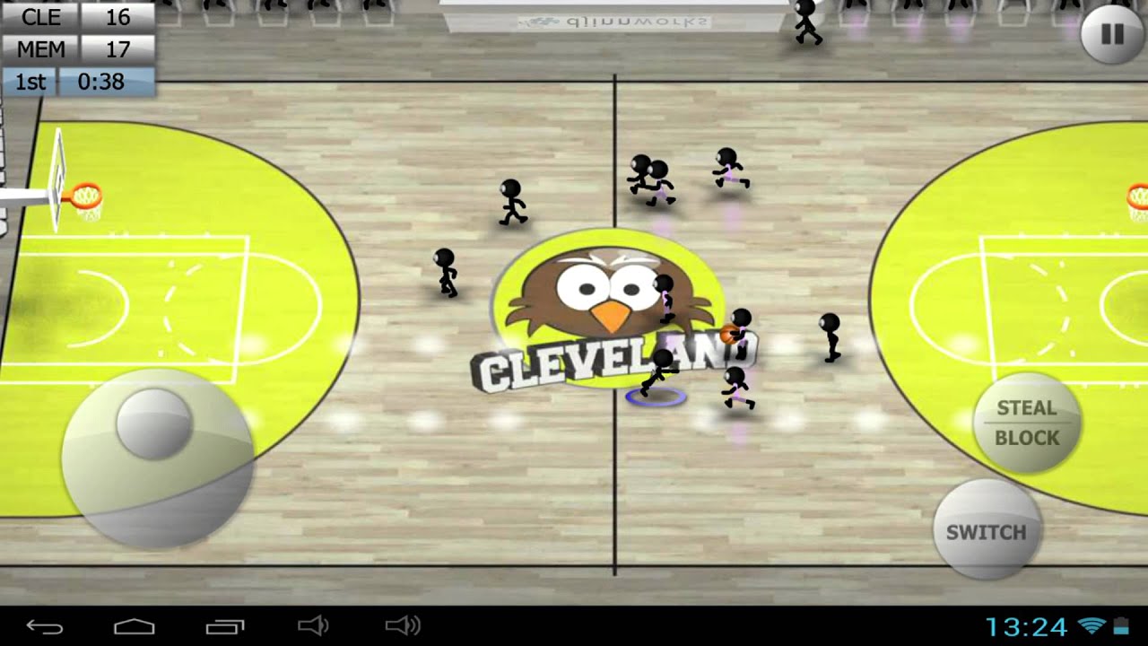 Stickman Basketball - Android gameplay GamePlayTV - YouTube