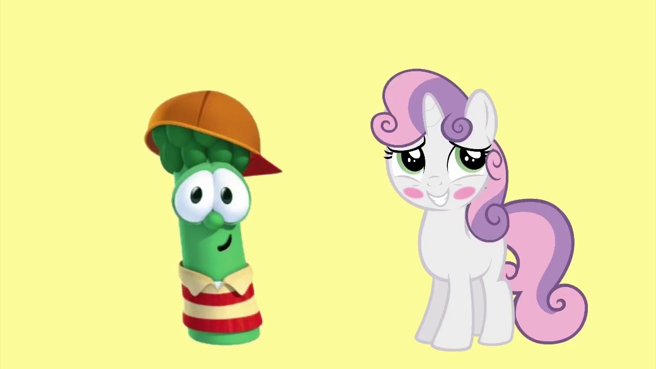 Mlp / veggietales montage - Sweetie belle and junior asparagus 1994 ...