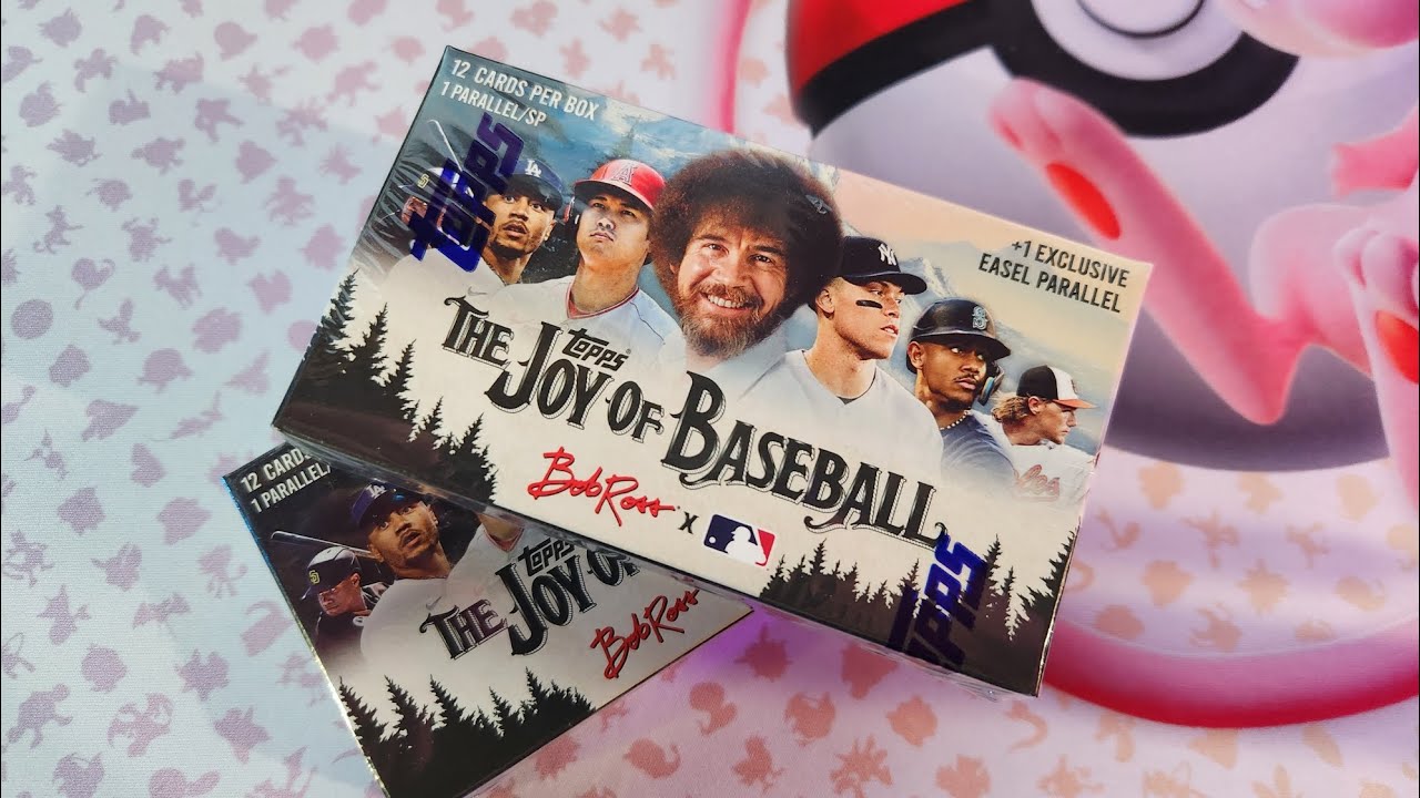 Topps X Bob Ross - Bob Ross + Baseball makes me happy!!! - YouTube