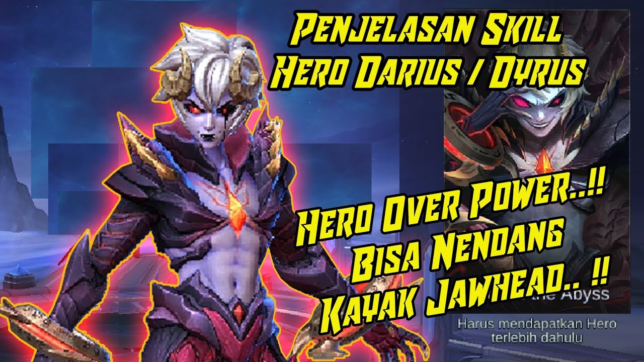 Hero Baru Darius /Dyrus Mobile Legends | Penjelasan Skill | Combo - YouTube
