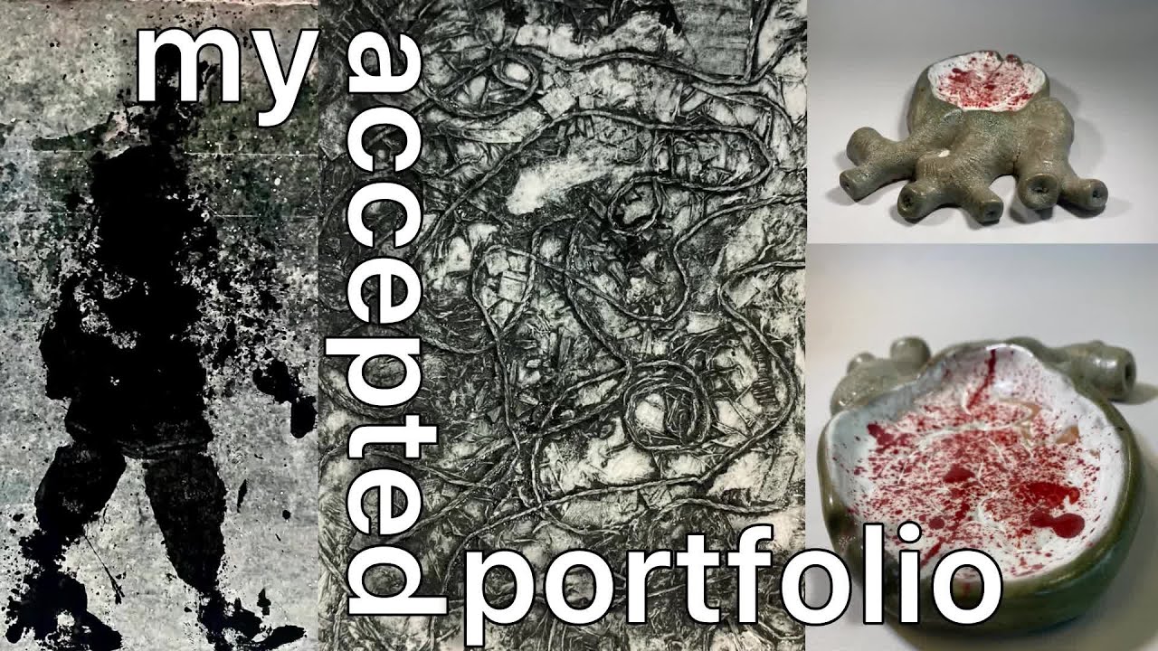 Accepted art portfolio || UAL- CSM , GSA , Lasalle + more - YouTube