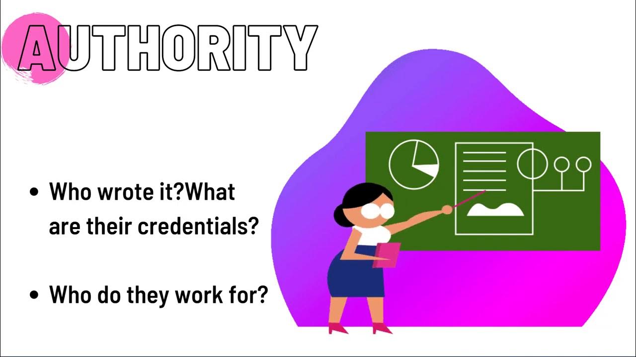 Evaluating Information with the CRAAP Test - YouTube