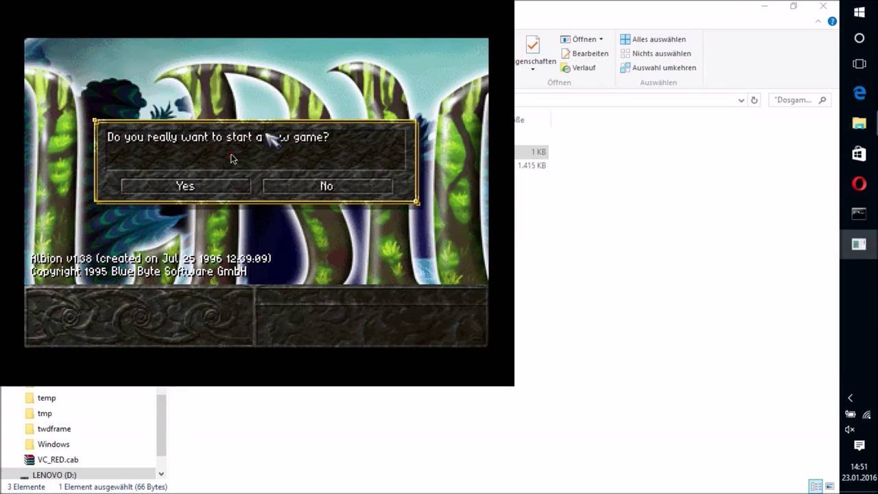 Tutorial - Albion and the Dosbox - YouTube