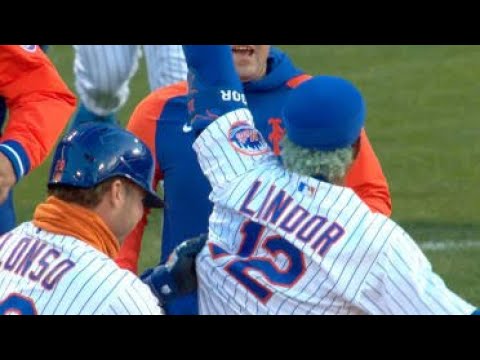 Francisco Lindor Walk-Off: 4/19/2022 - YouTube
