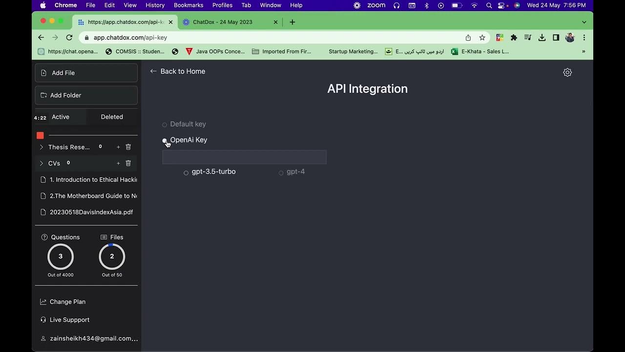 Unleashing the Power of ChatDox: Switch to GPT-4 for Supercharged Document Insights! - YouTube