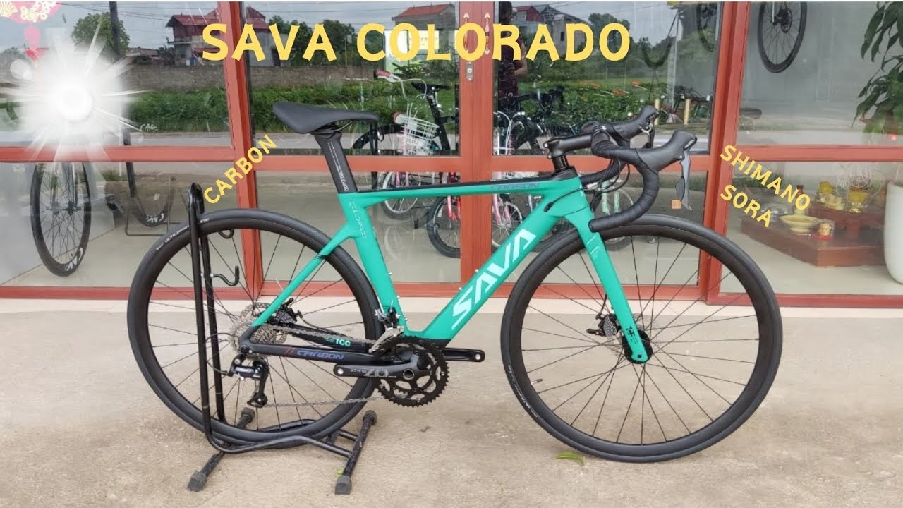 Xe Đạp Đua Carbon Sava Colorado Bộ Chuyền Đông Sora R3000 - YouTube